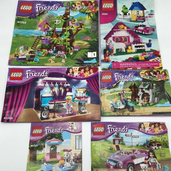 Lego | Toys | 6 Lego Friends Instruction Booklets Manuals | Poshmark
